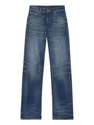 HAIKURE Haikure Star Rigid Mid-Rise Wide-Leg Jeans