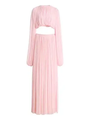 DEME Deme Gathered Jersey Skirt Set
