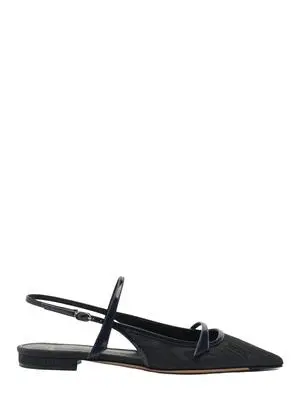 ALEXANDRE BIRMAN Tita Moire Flats Blue