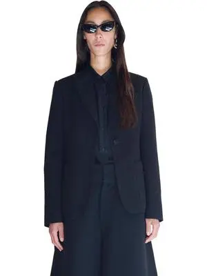 DARKPARK Brooke Cotton Blazer - Black