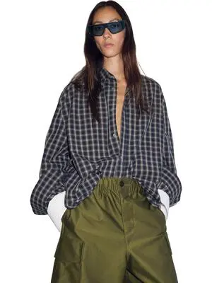 DARKPARK Camila Double-sleeve Japanese Cotton Shirt - Plaid
