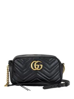 GUCCI Gucci Gg Marmont Shoulder Bag In Black