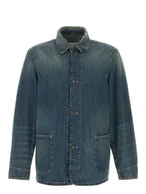 MAISON MARGIELA Denim Jacket - Blue
