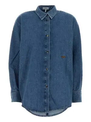 Loewe Oversized Denim Shirt - Blue