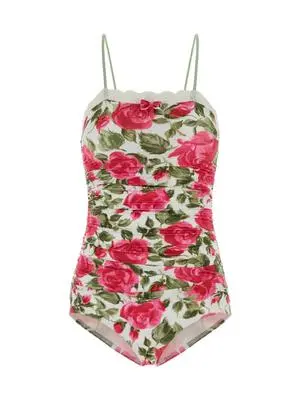Chloé Printed Stretch Nylon Bodysuit - Multicolor