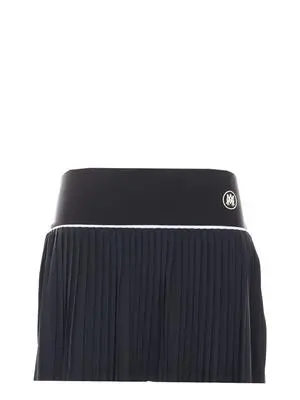 Amiri High-waist Pleated Skirt - Black