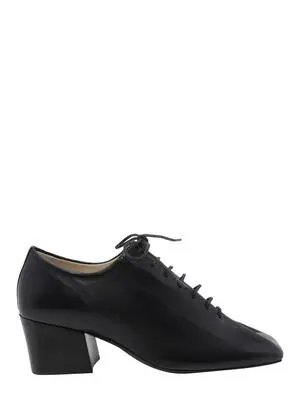 LEMAIRE Lemiare Souris Classic Derbies With 55mm Block Heel - Black