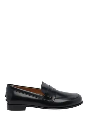 TOD'S TOD'S Black Leather Loafers