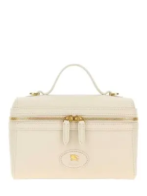 Burberry Ivory Leather Bloomsbury Handbag - White