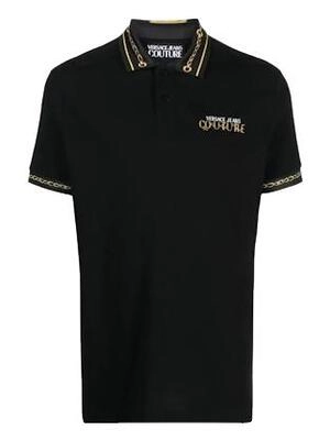 VERSACE Jeans Couture Short Sleeve Polo Shirt