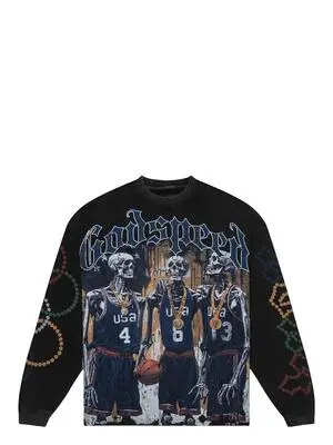 GODSPEED Dream Team Long Sleeve T-shirt - Black