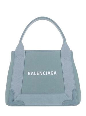 Balenciaga Navy Cabas Xs Tote Bag - Blue