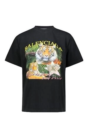 Balenciaga Year Of The Tiger Graphic T-shirt - Black
