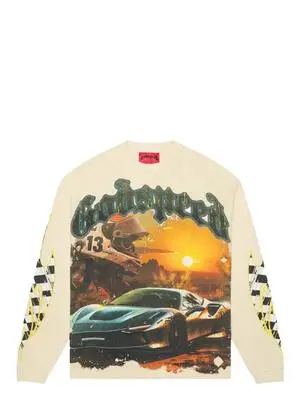 GODSPEED Sunset Drift Long Sleeve T-shirt - Bone