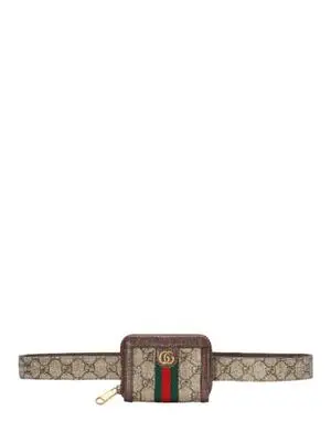 Gucci Ophidia Gg-jacquard Belt Bag - Beige/ebony