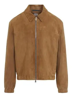 Paul Smith Long-sleeve Leather Jacket - Camel