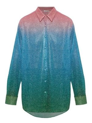 Oseree Long-sleeved Shirt - Blue