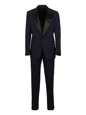 TOM FORD Satin-trim Tuxedo Suit - Black