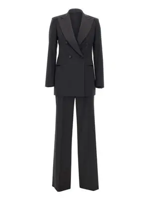 Tagliatore Eleniaad Double-breasted Suit - Black