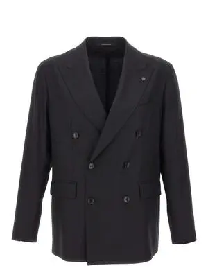 Tagliatore Double-breasted Blazer - Black