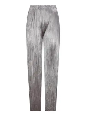 FORTE_FORTE Forte Forte Pleated Jersey Pants With Silver-Toned Finish