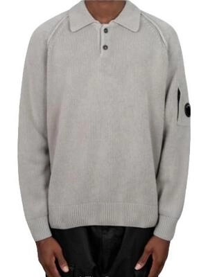 C.P. COMPANY Long-sleeve Knit Top - Gray