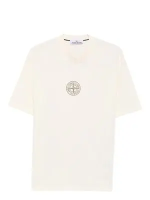 Stone Island Short-sleeved T-shirt - Ivory