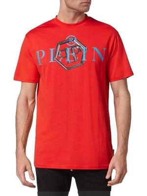 Philipp Plein T-shirt Round Neck Ss Tm - Red