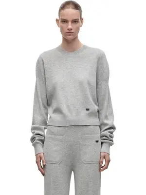 Victoria Beckham Luna Jumper - Light Grey