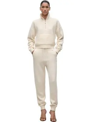 Victoria Beckham Victoria Beckham Merino Wool And Cashmere Blend Jumper Ivory