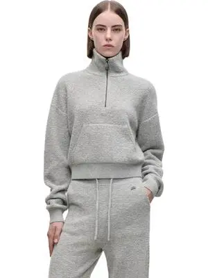 Victoria Beckham Merino Wool And Cashmere Blend Jumper - Light Grey
