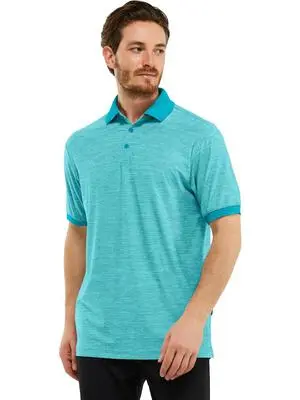 MIO MARINO Designer Golf Polo Shirt - Turquoise