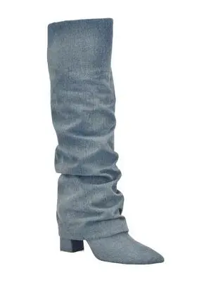 GUESS Geima Pointed Toe Slouch Foldover Boot