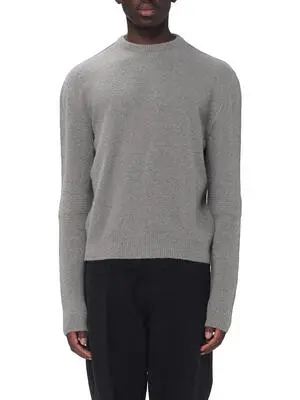 Rick Owens Crewneck Cashmere Blend Jumper With Ribbed Edges - Dust