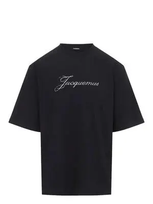Jacquemus Logo-print T-shirt - Black
