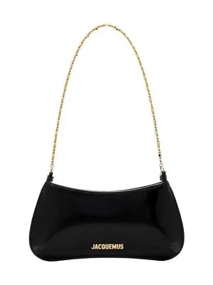 Jacquemus Chain Shoulder Bag - Black