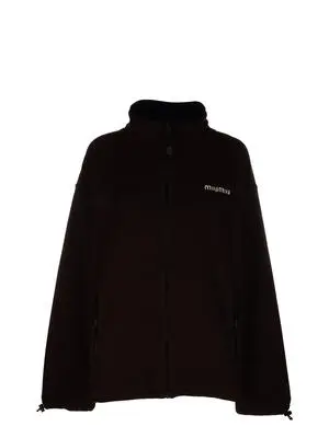 Miu Miu Fleece Zip-up Sweatshirt - Multicolor