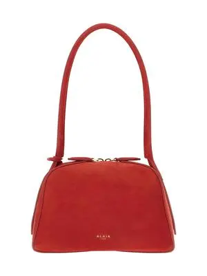 Alaïa ALAIA Red Suede Top Handle Bag Multicolor