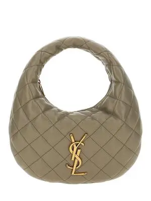 Saint Laurent SAINT LAURENT Quilted Hobo Bag With Monogram Accent Multicolor
