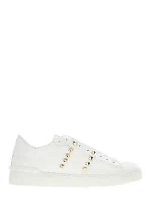 Valentino Garavani Studded Leather Sneakers - Multicolor