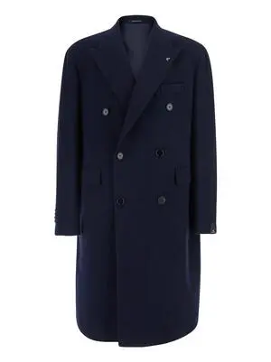 Tagliatore TAGLIATORE Double Breasted Wool Coat Multicolor