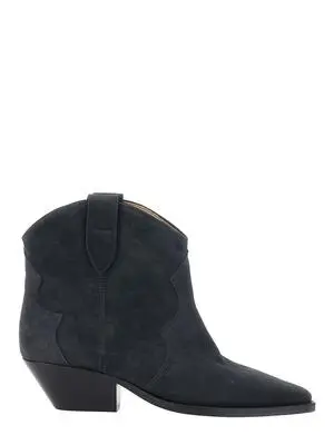 Isabel Marant Étoile Dewina Suede Ankle Boots - Black