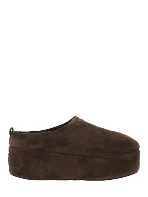 Balenciaga Alaska Platform Slide Suede - Multicolor