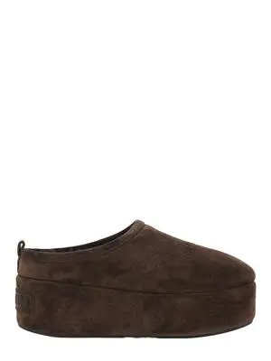 Balenciaga Alaska Platform Slide Suede - Multicolor