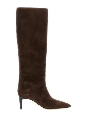 Paris Texas PARIS TEXAS Suede Pointed Toe Stiletto Heel Boots Multicolor