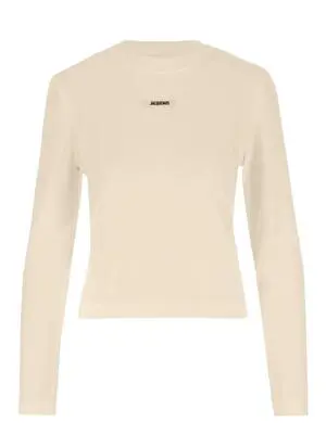 Jacquemus Le Gros Grin Long Sleeve T-shirt - Brown