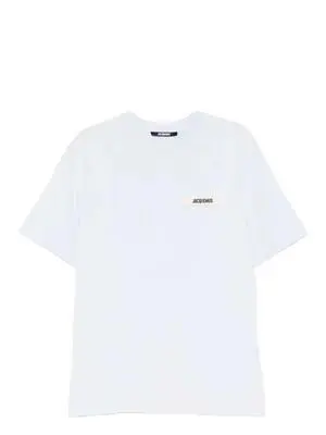 Jacquemus Jacquemus Men T-Shirt With Patch Blue