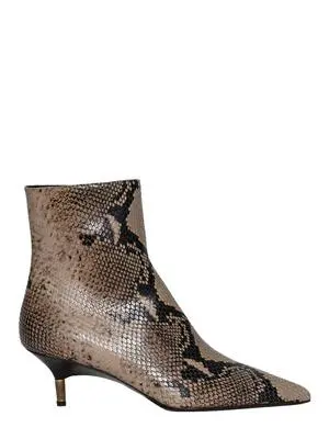 Khaite Bella Ankle Boot - Beige