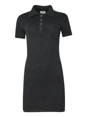 Khaite Nehra Dress Charcoal - Grey