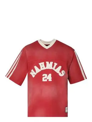 NAHMIAS Campus Heavy Weight Jersey Burgundy - Red